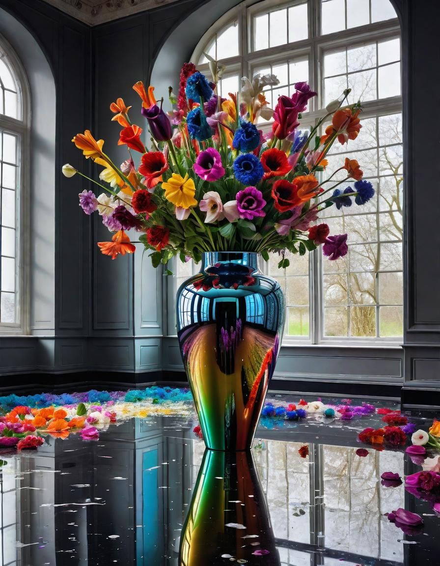 Simply beautiful, a still life flower arrangement - AI Generated ...