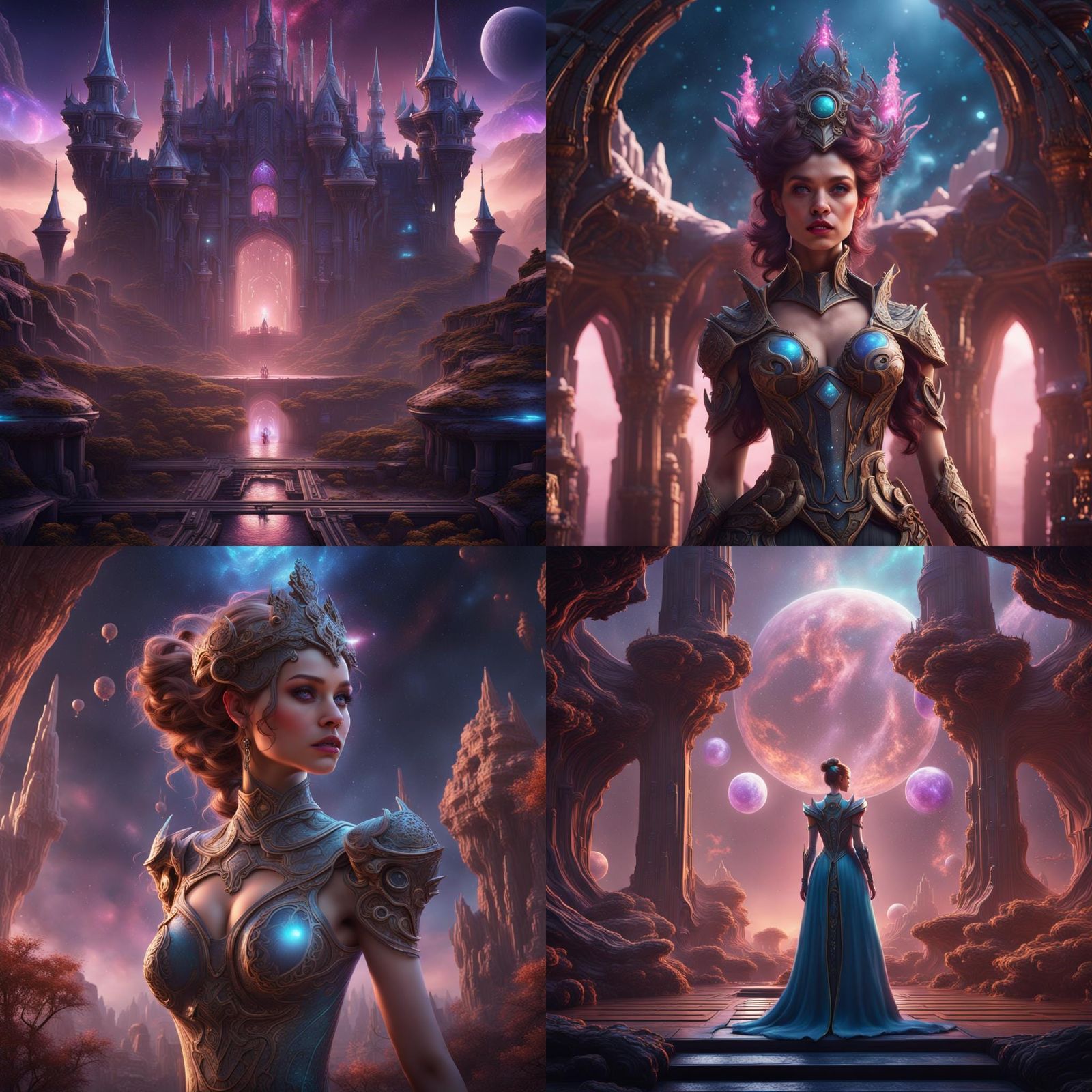 galactic princess - AI Generated Artwork - NightCafe Creator