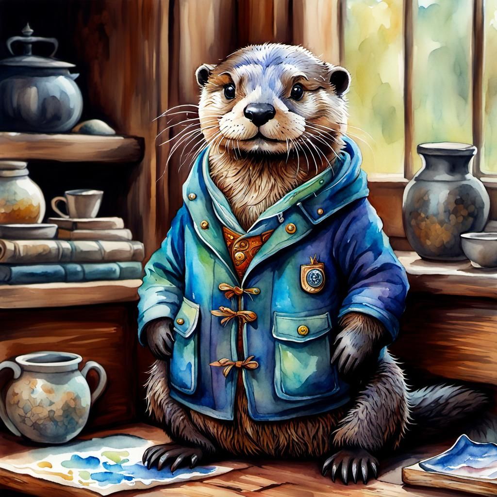 Mr Otter - AI Generated Artwork - NightCafe Creator