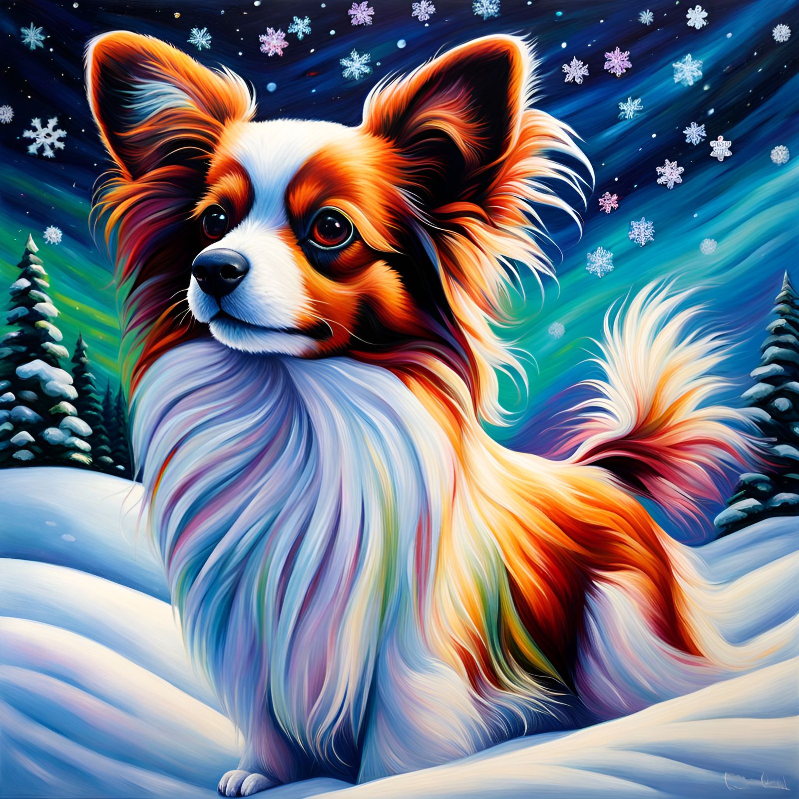 Papillon Perfection - AI Generated Artwork - NightCafe Creator