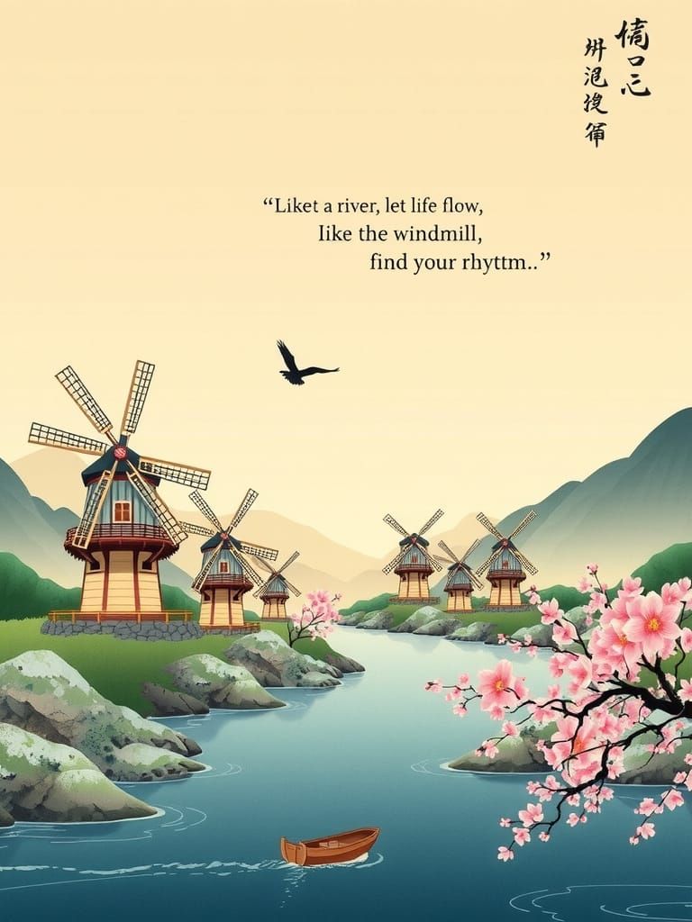 Windmillsperiments - Traditional Japanese Windmills Landsca...