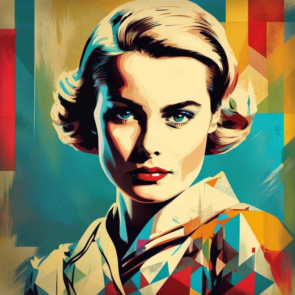 Pop art portrait of my fav actress - AI Generated Artwork - NightCafe ...