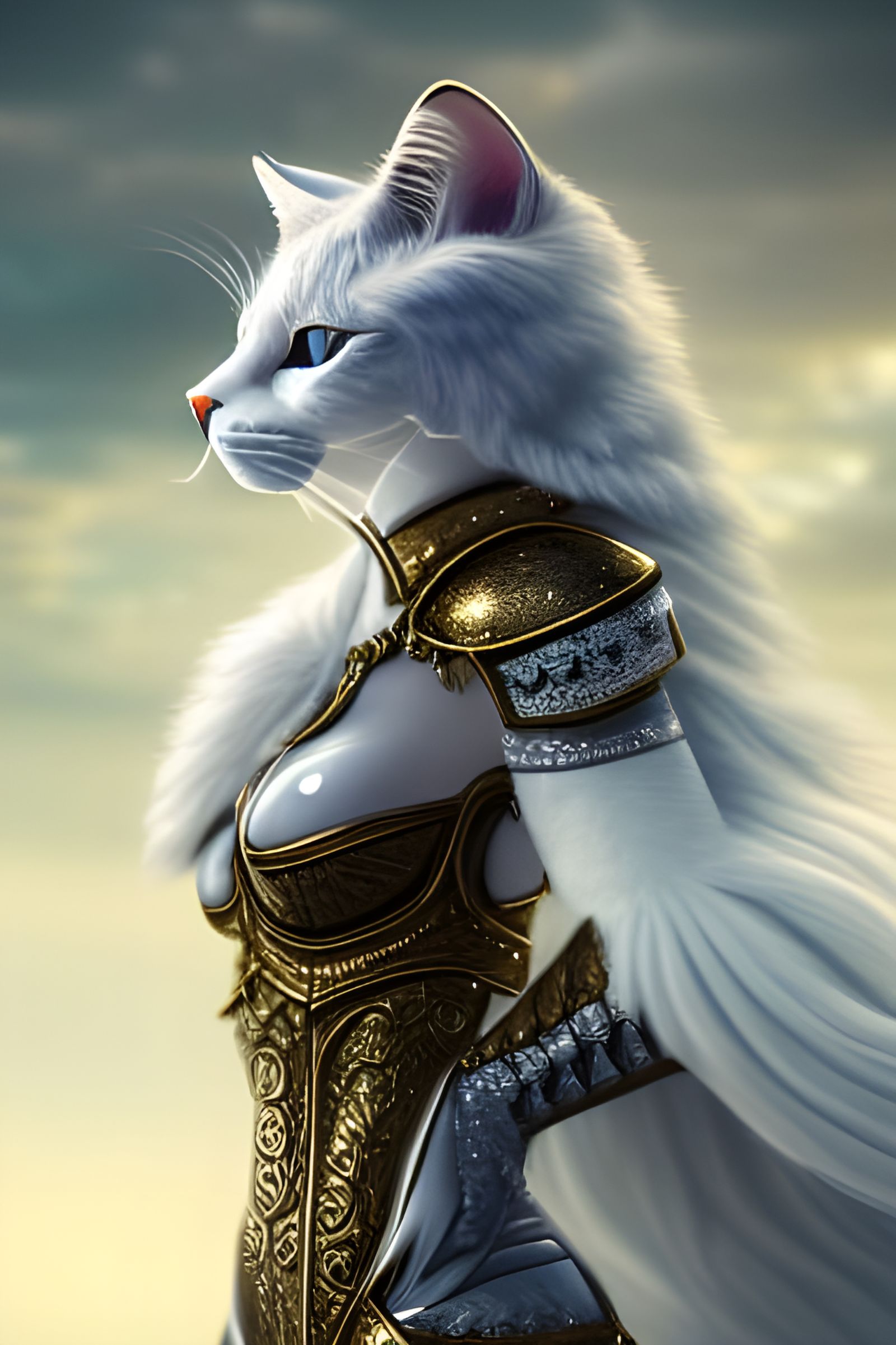 knight cat - AI Generated Artwork - NightCafe Creator
