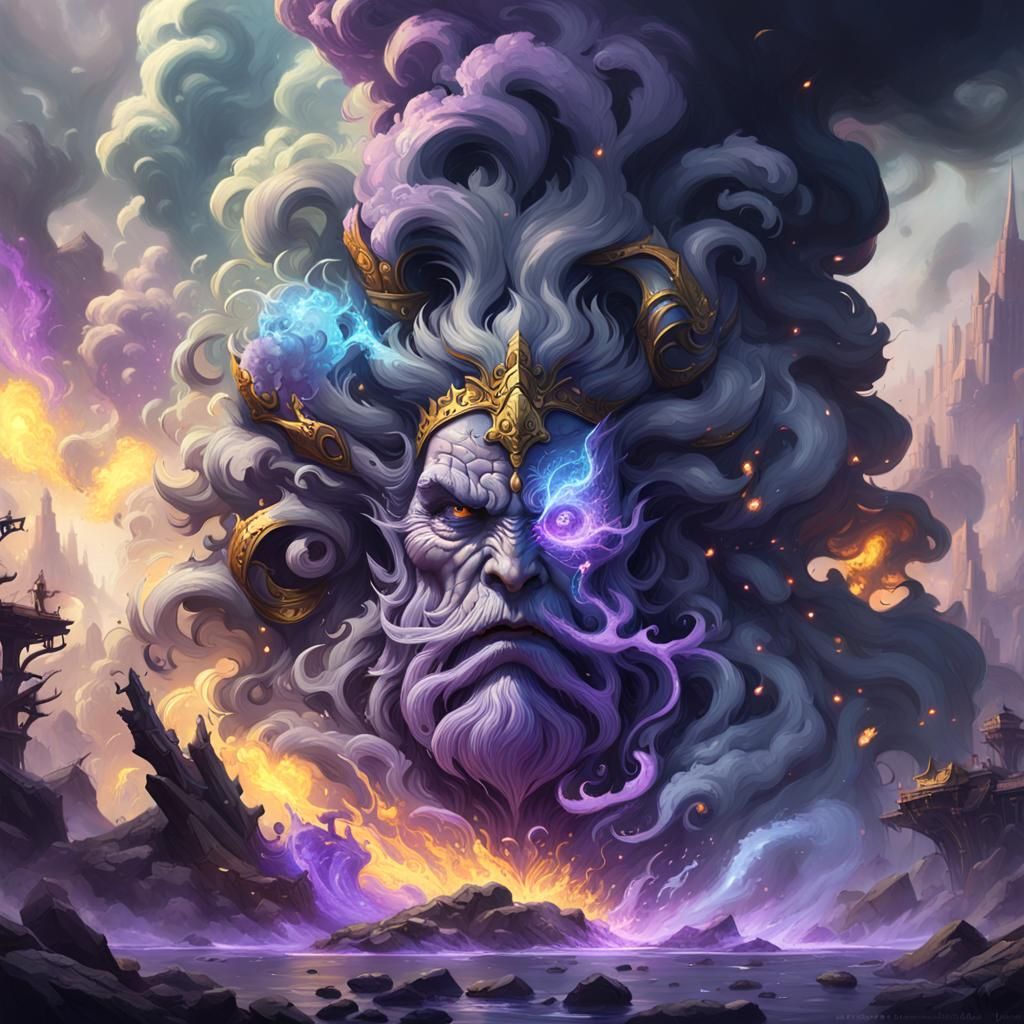 Smoke elemental - AI Generated Artwork - NightCafe Creator