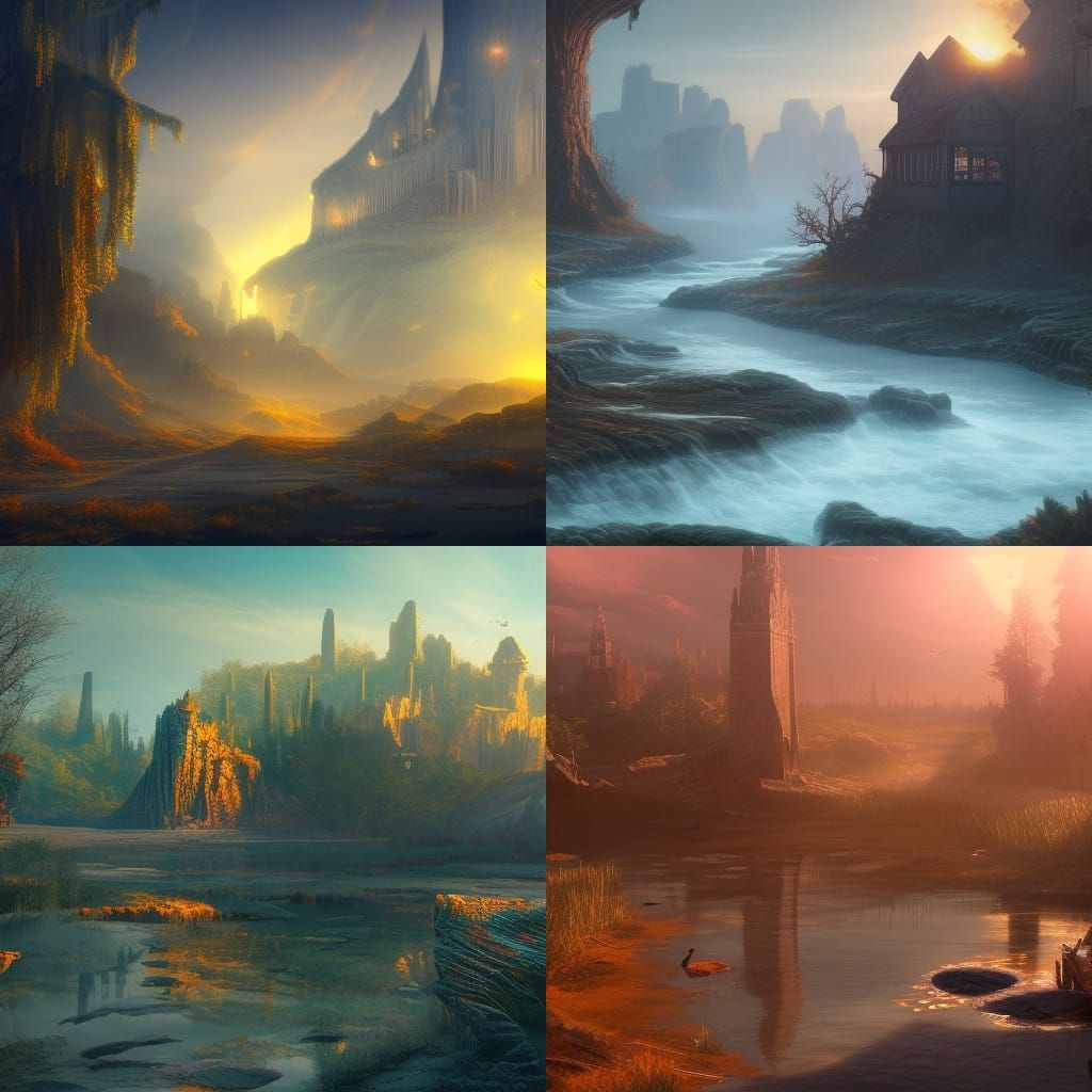 Calumet, Michigan in the sunlight - AI Generated Artwork - NightCafe ...