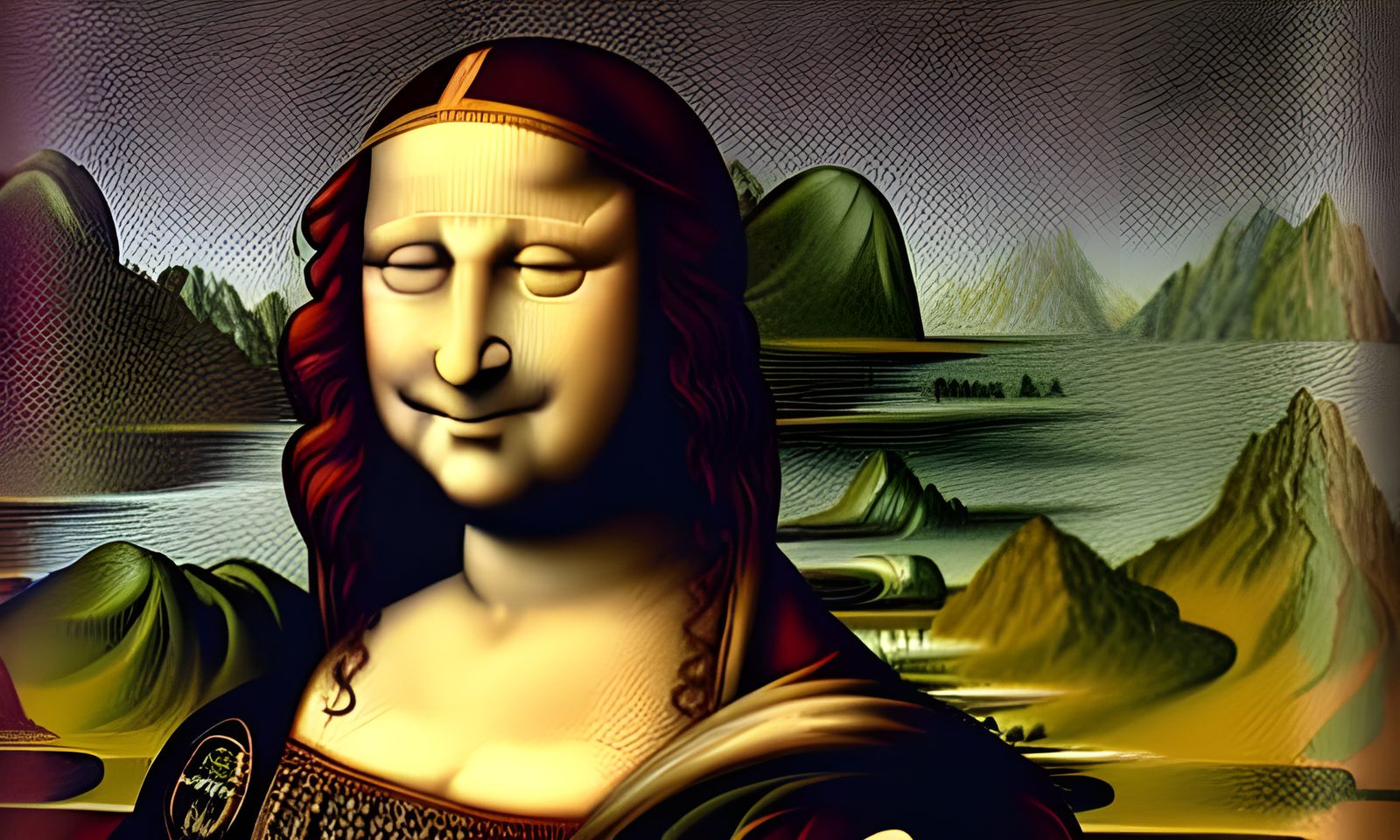 Tetrahydrocannabino'lisa - AI Generated Artwork - NightCafe Creator