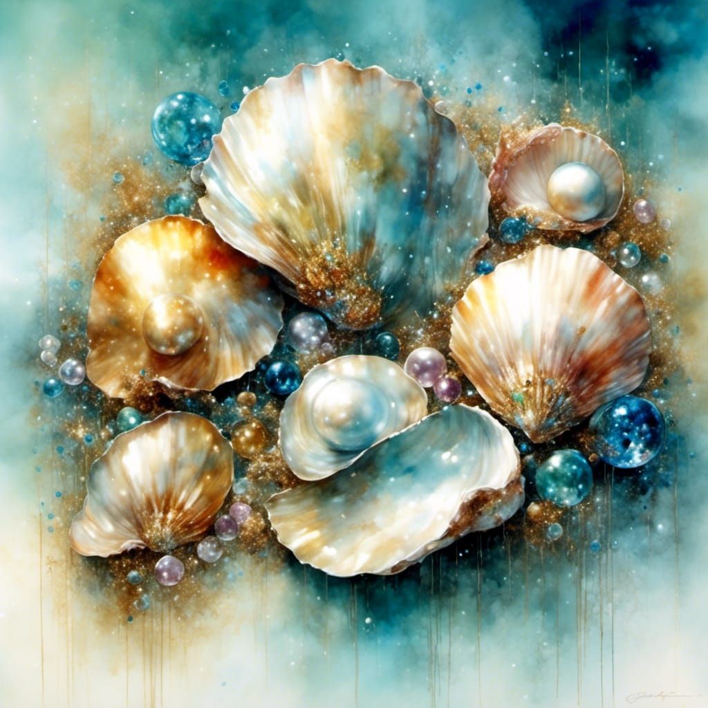 Seashells - AI Generated Artwork - NightCafe Creator
