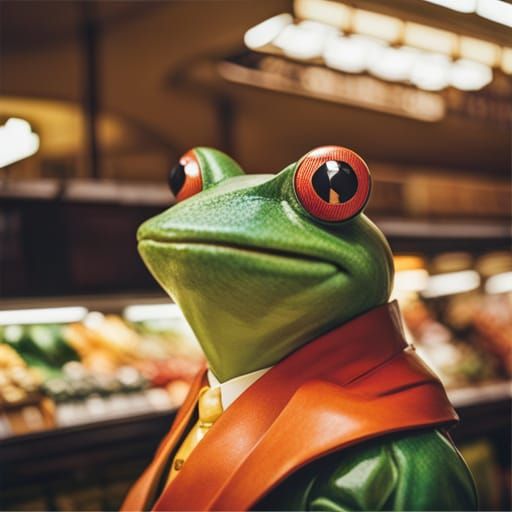 Percival K Frog, Attorney at Law - AI Generated Artwork - NightCafe Creator