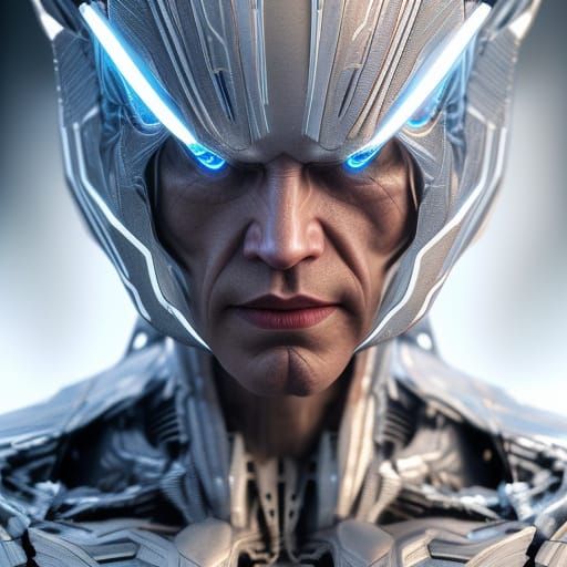 Raiden Borg Boreas portrait Cinema 4D finalRender by Greg Rutkowski 8K ...