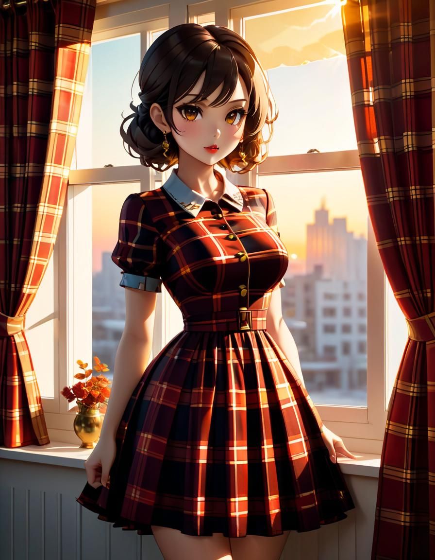 Pretty in Plaid - AI Generated Artwork - NightCafe Creator