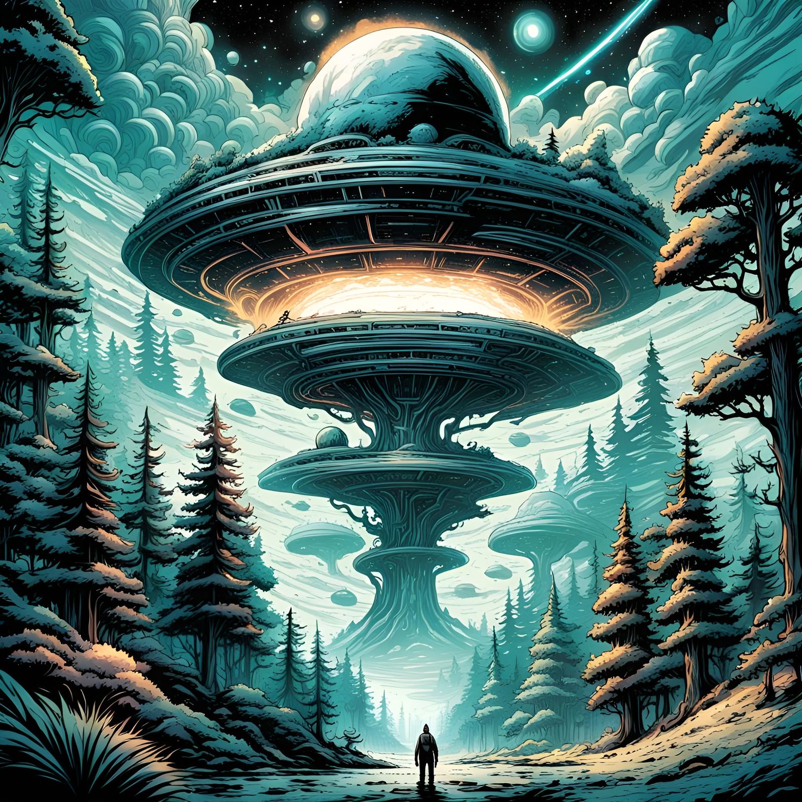 Undiscovered Worlds - AI Generated Artwork - NightCafe Creator