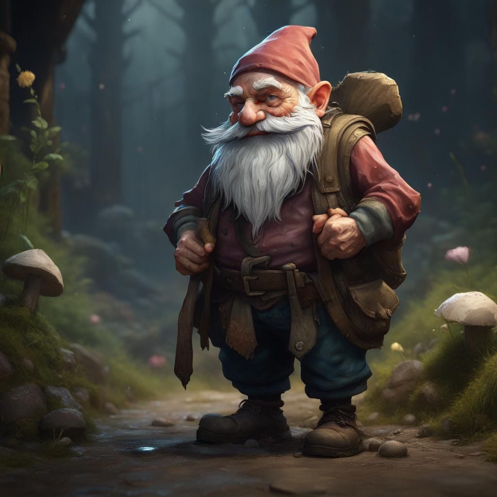 "Do you want to go on a hike with me?" Dwarf - AI Generated Artwork ...