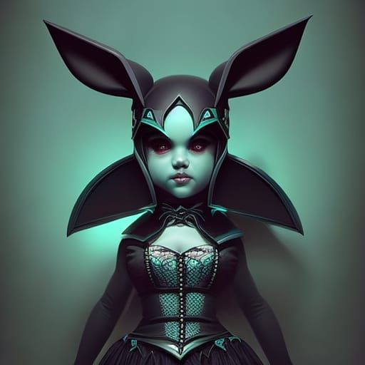 Alien Bunny Girl - AI Generated Artwork - NightCafe Creator