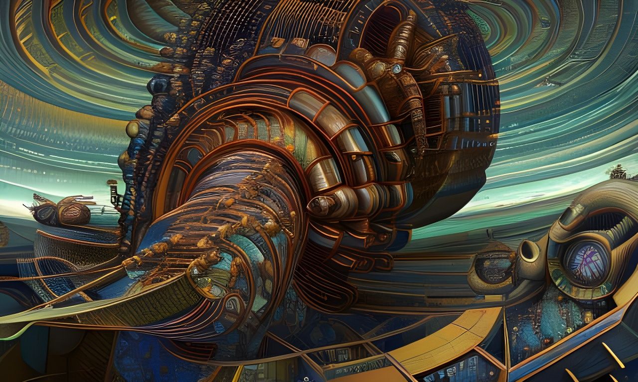 The Chronotron - AI Generated Artwork - NightCafe Creator