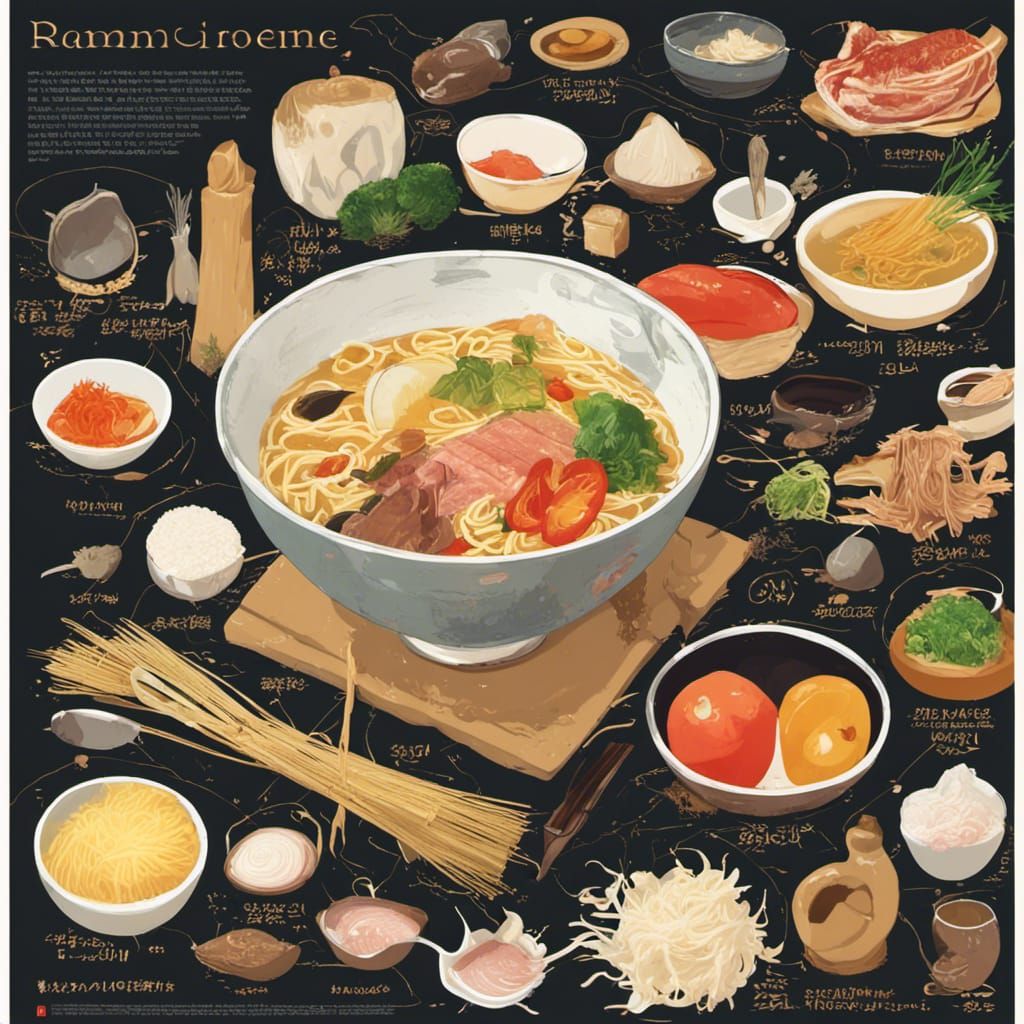 Ramen recipe - AI Generated Artwork - NightCafe Creator