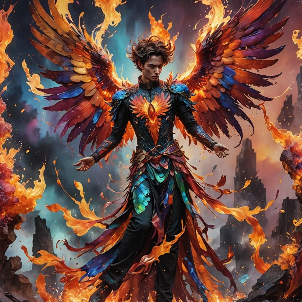 Flameheart - AI Generated Artwork - NightCafe Creator