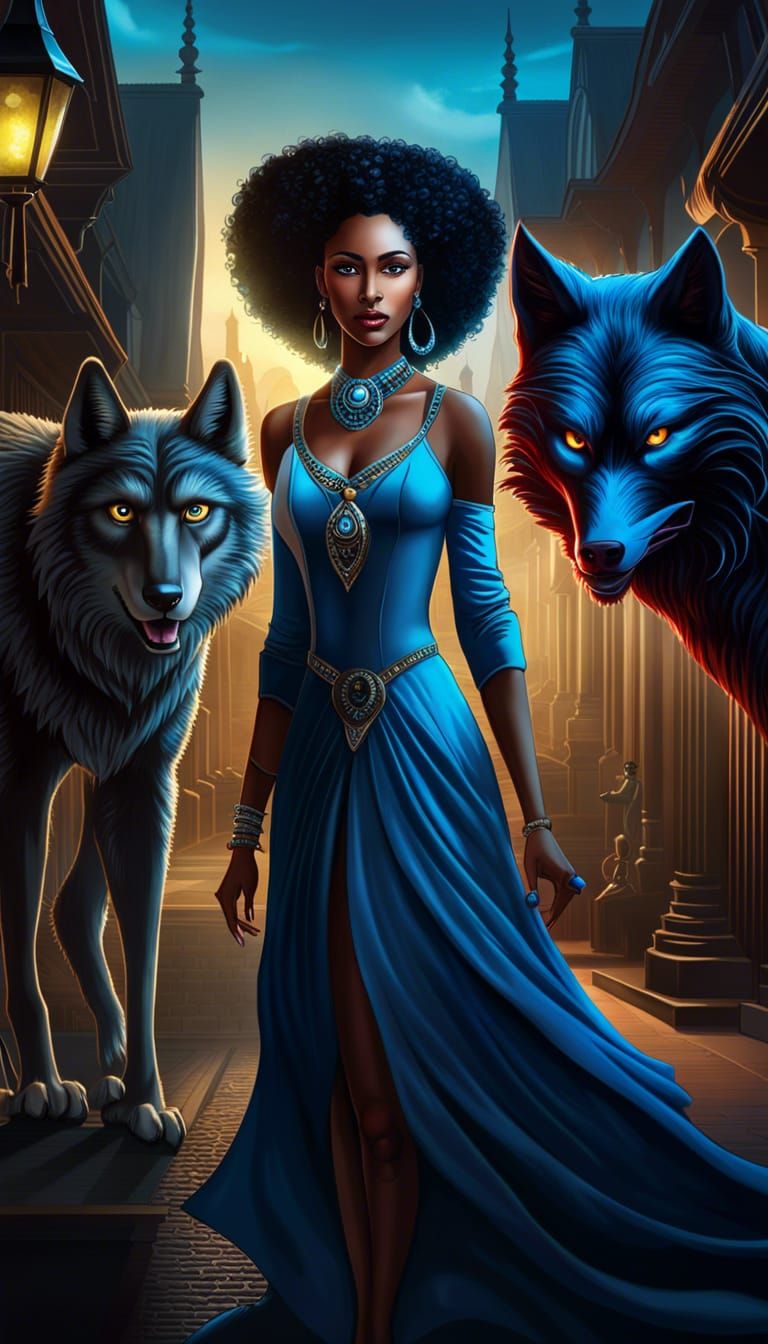 Queen of Wolves - AI Generated Artwork - NightCafe Creator