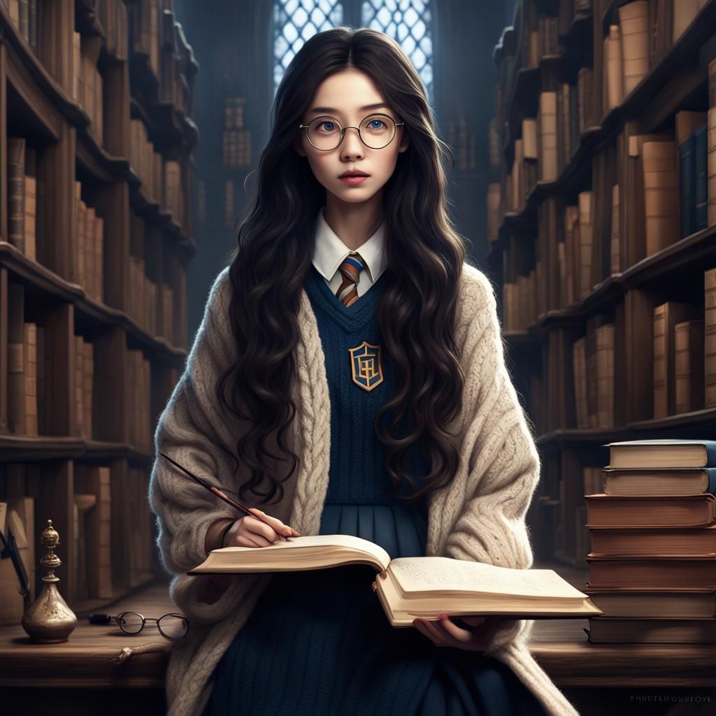 oc student in hogwarts - AI Generated Artwork - NightCafe Creator