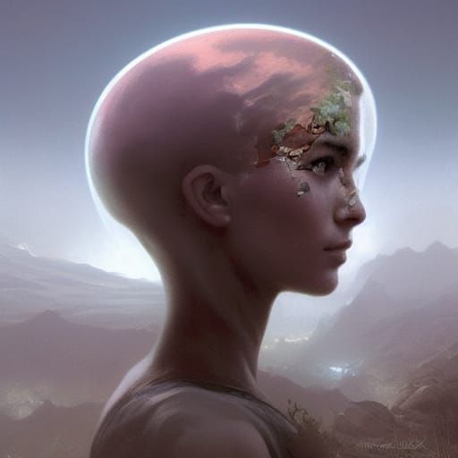 An Alien Mind... - AI Generated Artwork - NightCafe Creator