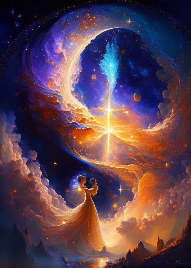 Cosmic Intımacy - AI Generated Artwork - NightCafe Creator
