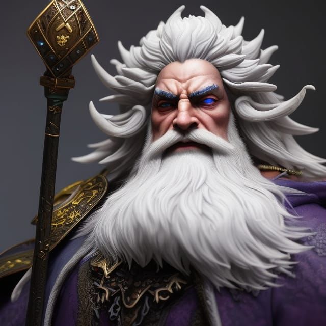 Zephyros, Eccentric Cloud Giant Wizard - AI Generated Artwork ...