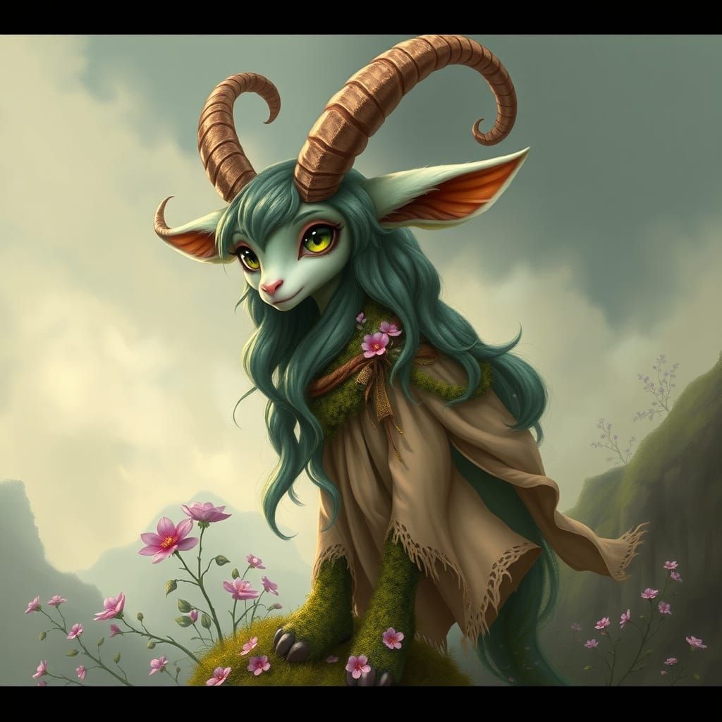 Fearne is a faun. She is a little over six feet tall when measuring ...