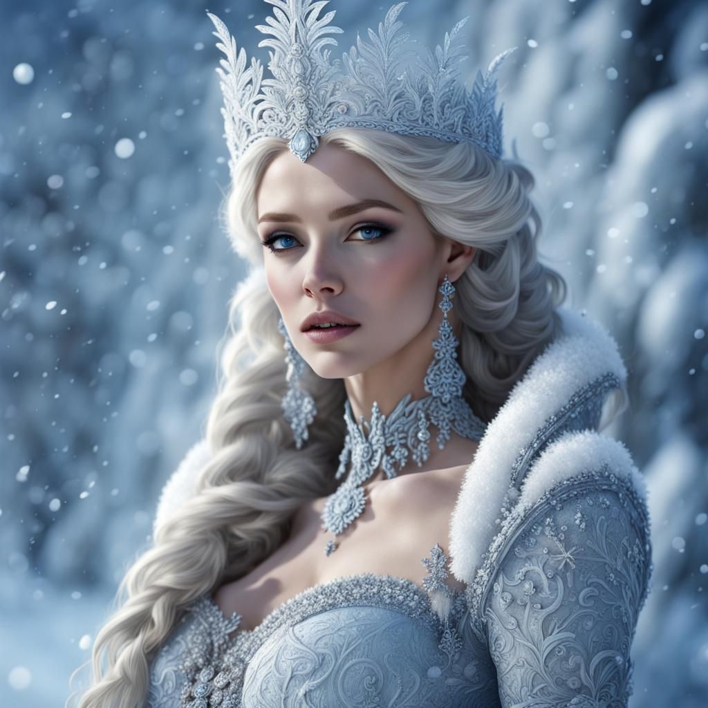Snow Queen - AI Generated Artwork - NightCafe Creator