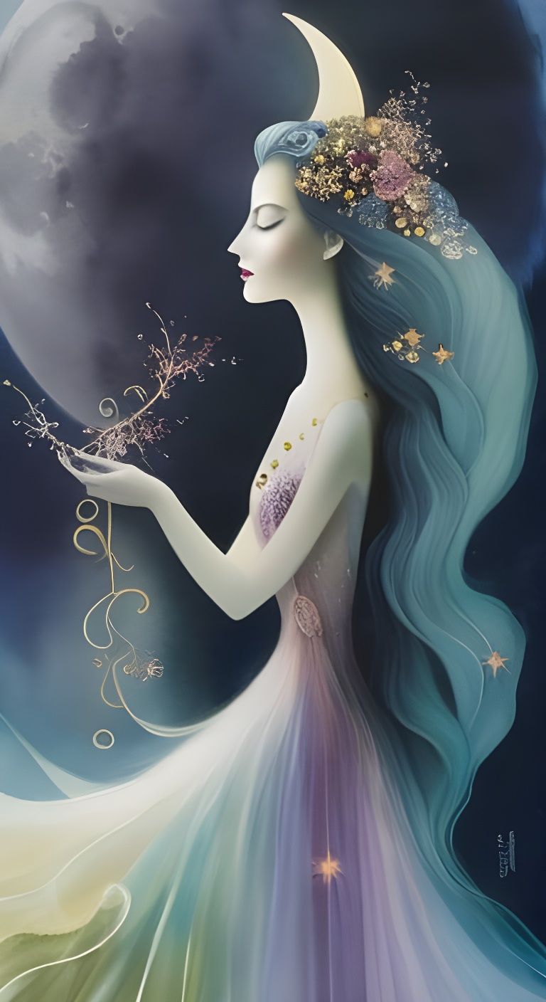 Moonlight Fairy - AI Generated Artwork - NightCafe Creator