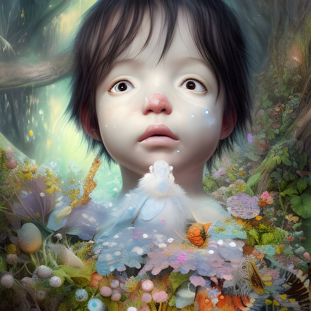 Age of child tears - AI Generated Artwork - NightCafe Creator