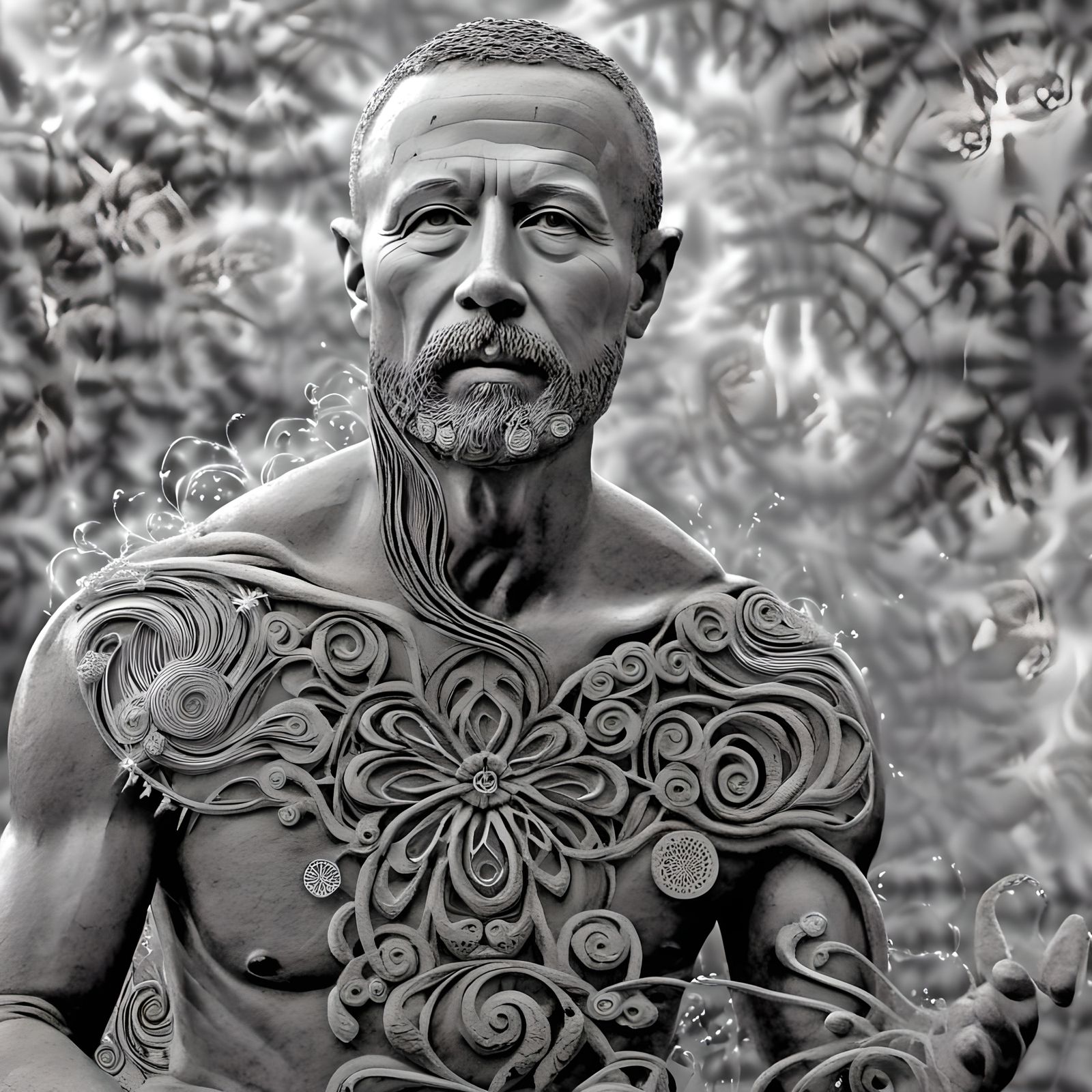 Fraktyle Portrait, Rivertree, Yamba, Lighthouse, Flora intuitive hyper ...