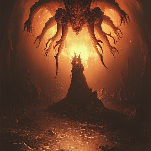 Demon Spider - AI Generated Artwork - NightCafe Creator