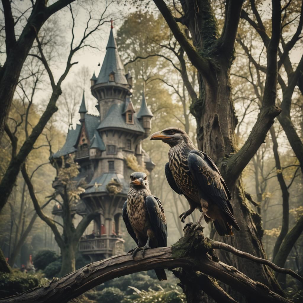 Efteling Vogel rok - AI Generated Artwork - NightCafe Creator