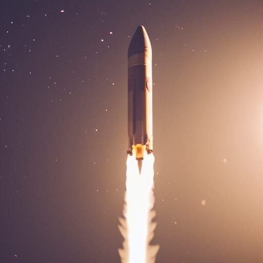 a rocket - AI Generated Artwork - NightCafe Creator