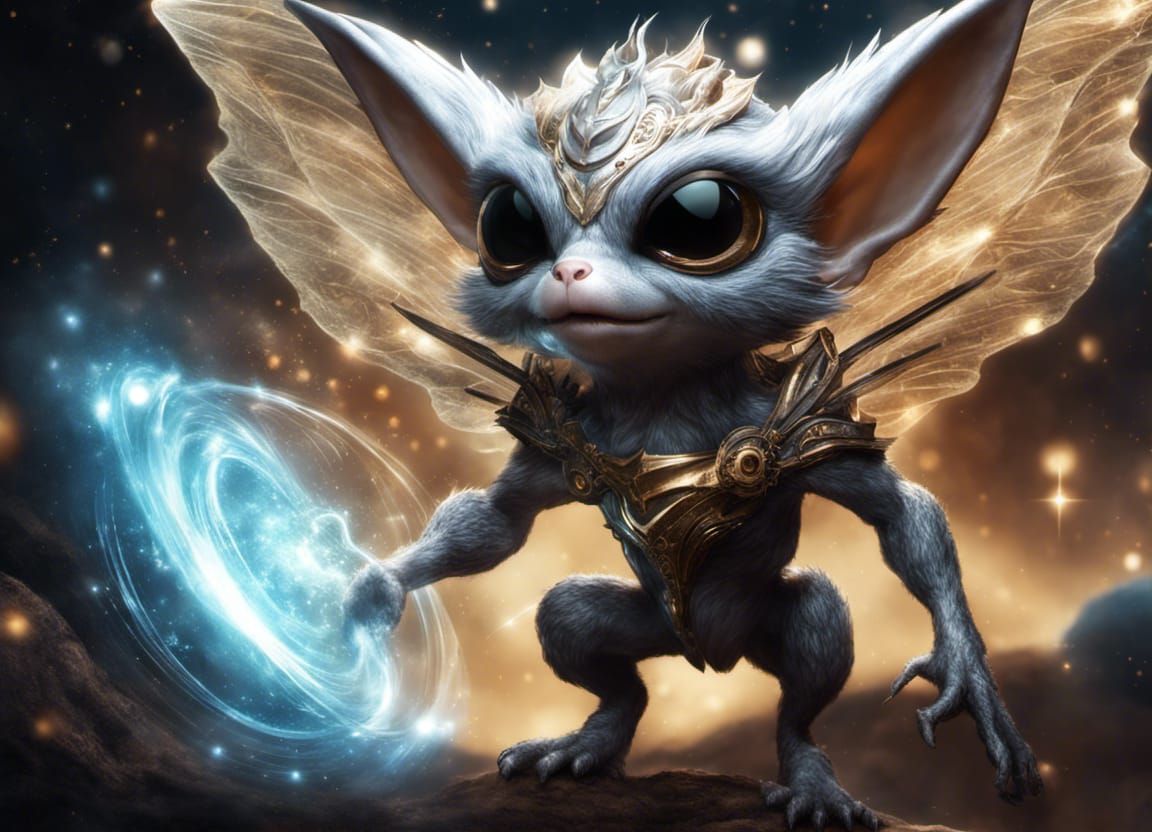 Gremlin fairy -feel the power - AI Generated Artwork - NightCafe Creator
