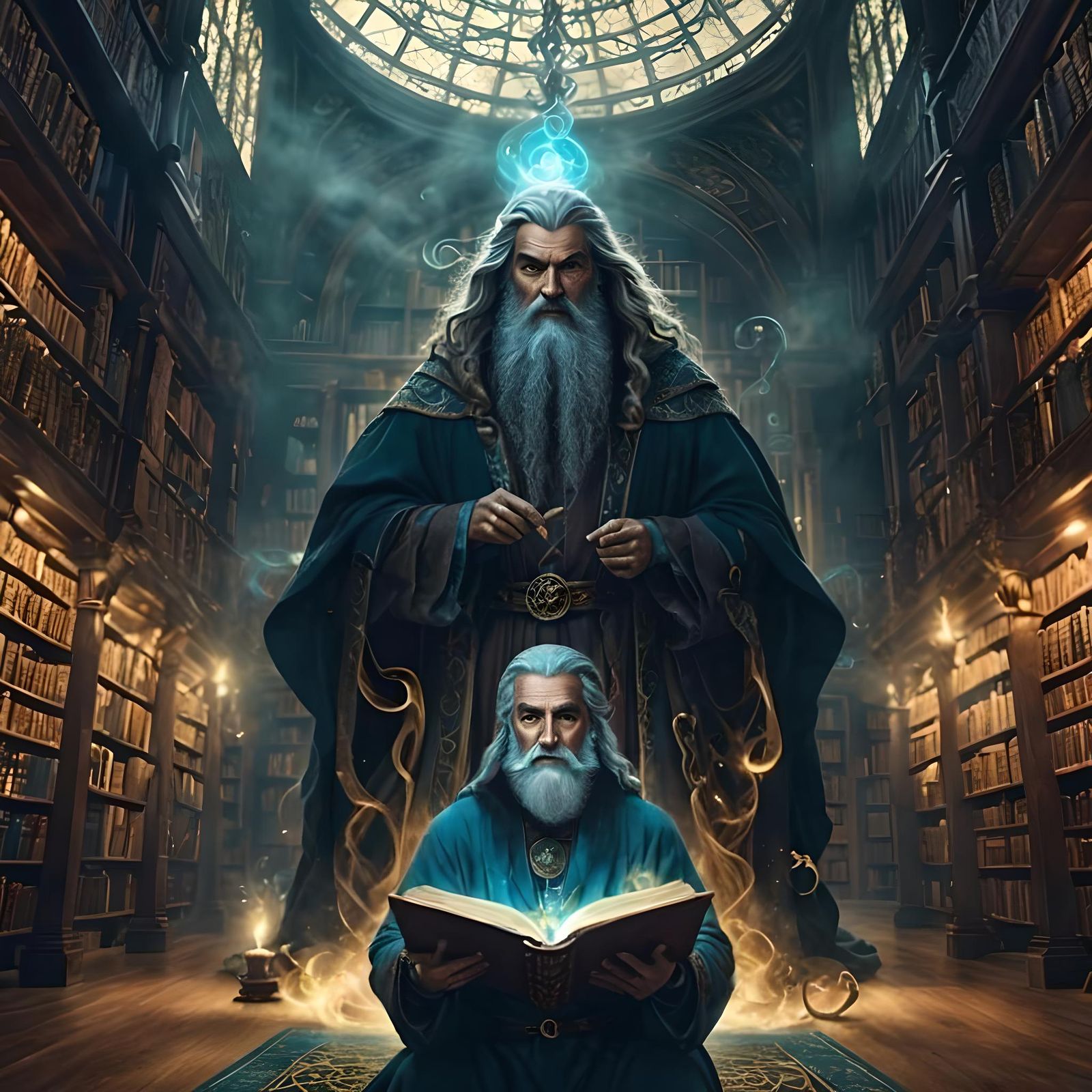 In the Wizarding world, apprenticeship takes a lifetime. - AI Generated ...