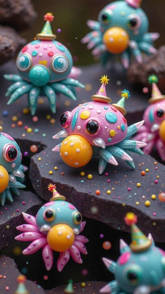 Fantastical Fae Creatures Ride Prehistoric Dinosau... - AI Art