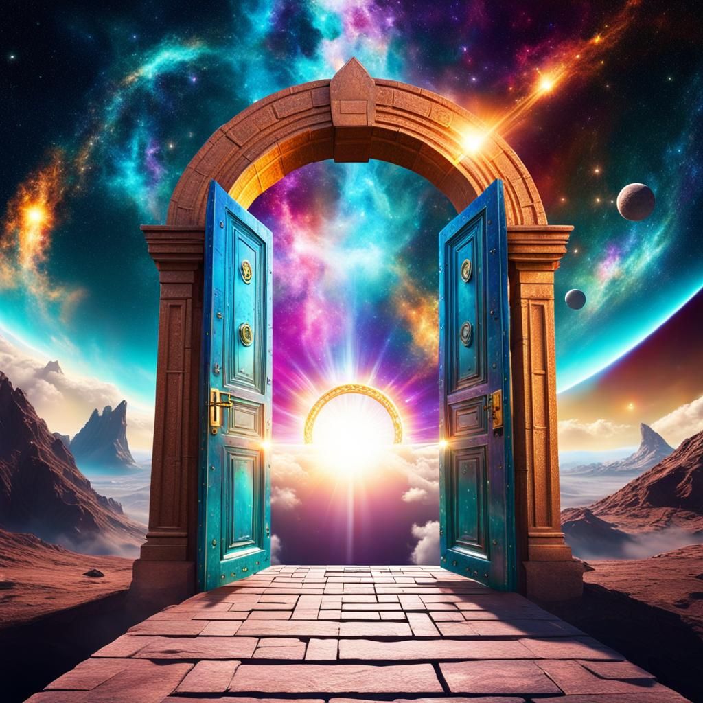 Cosmic Portal - AI Generated Artwork - NightCafe Creator