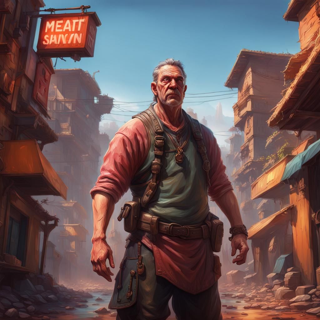 WESTERN MAN - AI Generated Artwork - NightCafe Creator