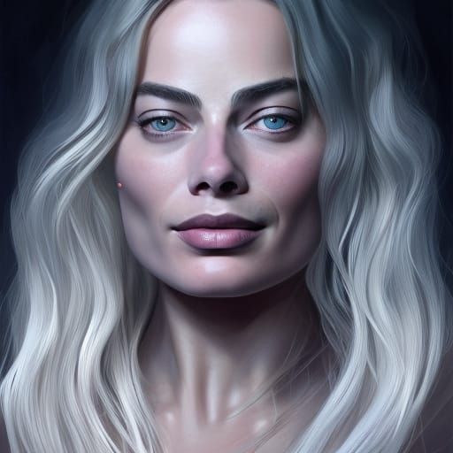 "beautiful magic , Margot Robbie, amazing, magnificent, realistic, very ...