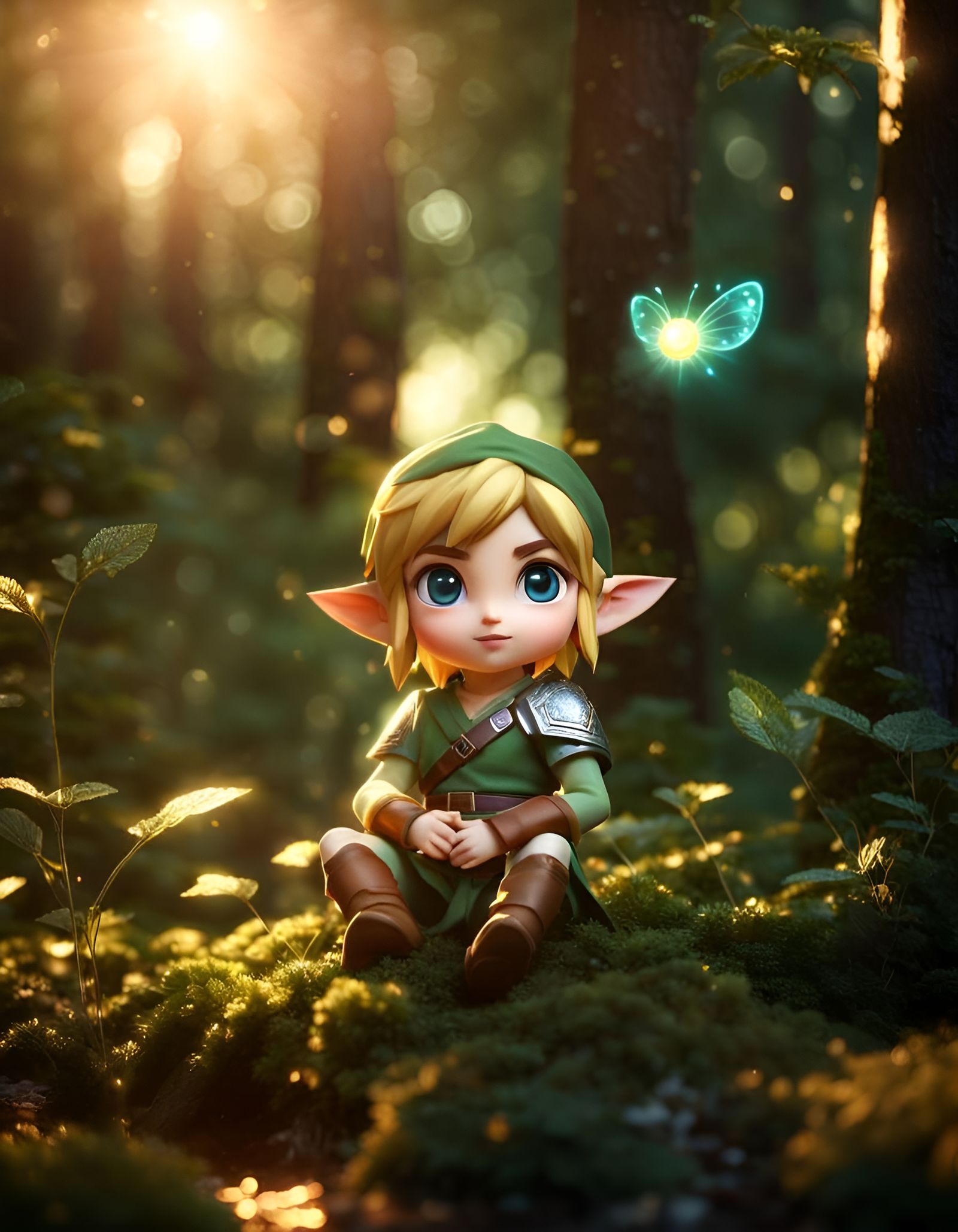 Link and Navi - AI Generated Artwork - NightCafe Creator