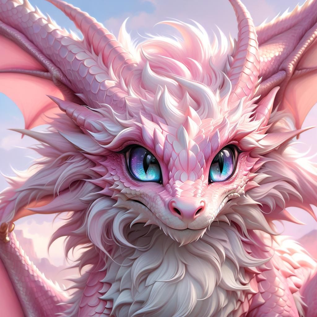Pink Fluff - AI Generated Artwork - NightCafe Creator