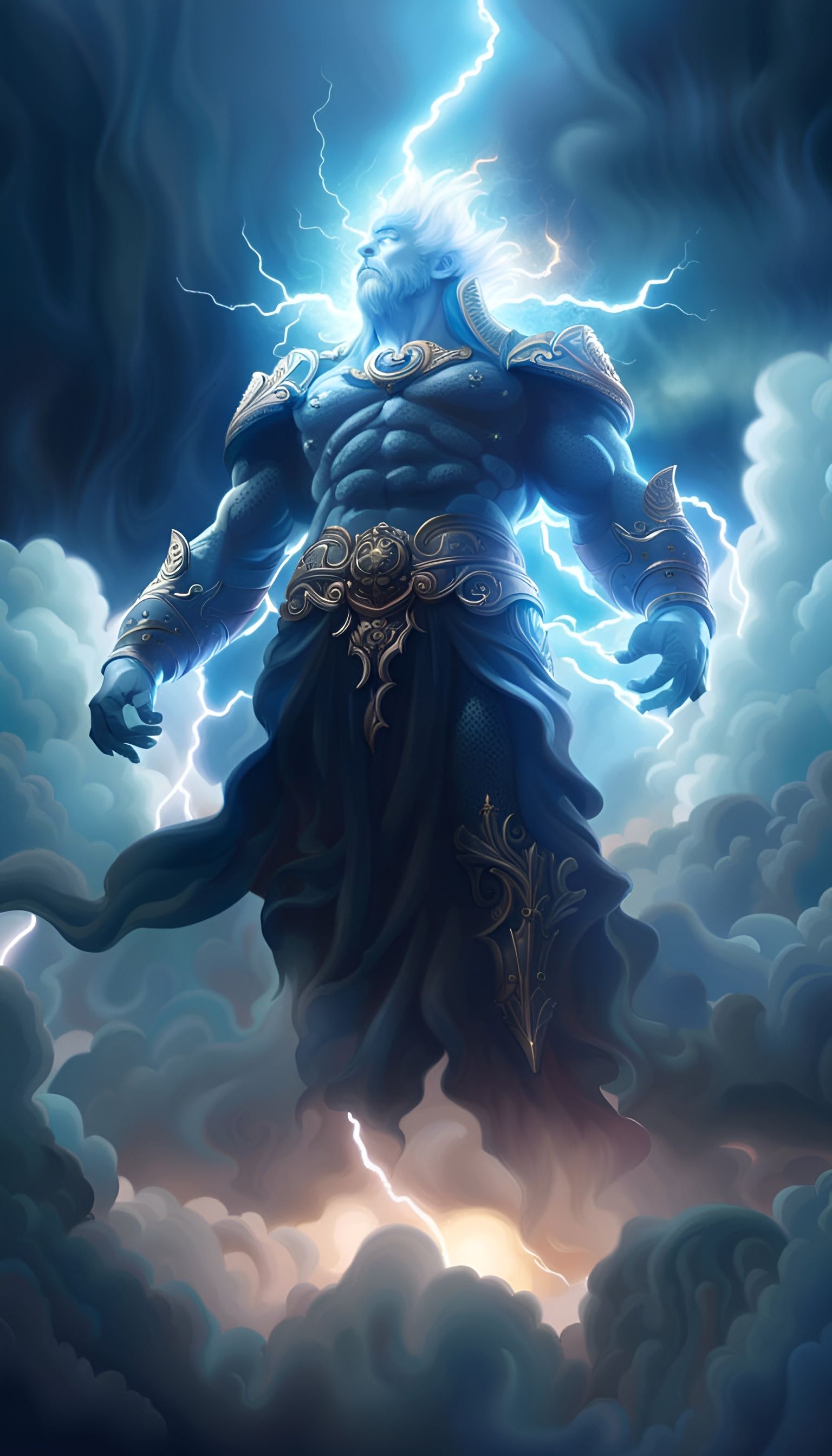 The God of Storms - AI Generated Artwork - NightCafe Creator