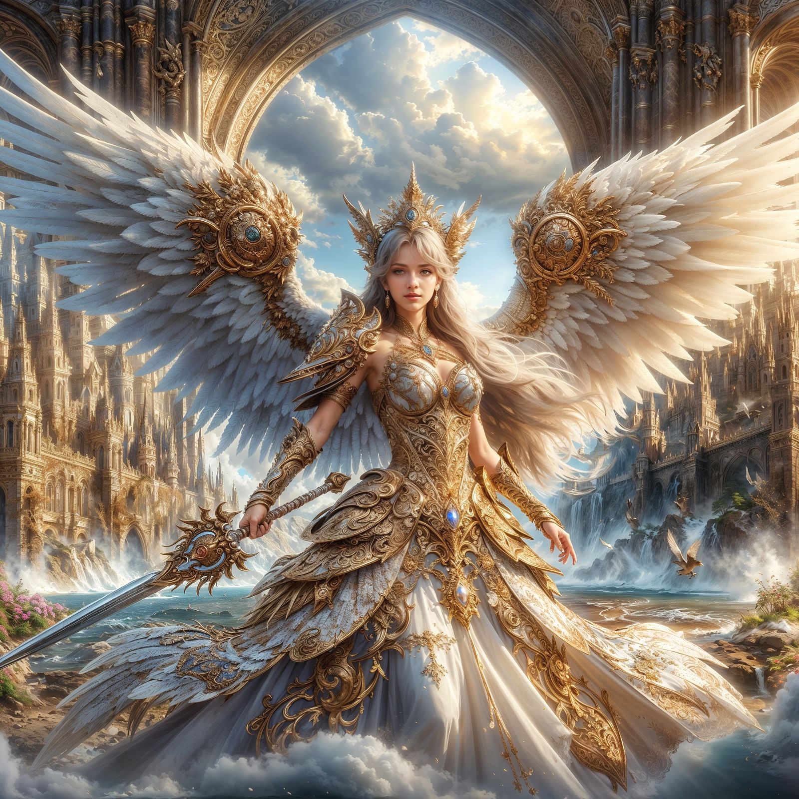 Celestial Warrior - AI Generated Artwork - NightCafe Creator