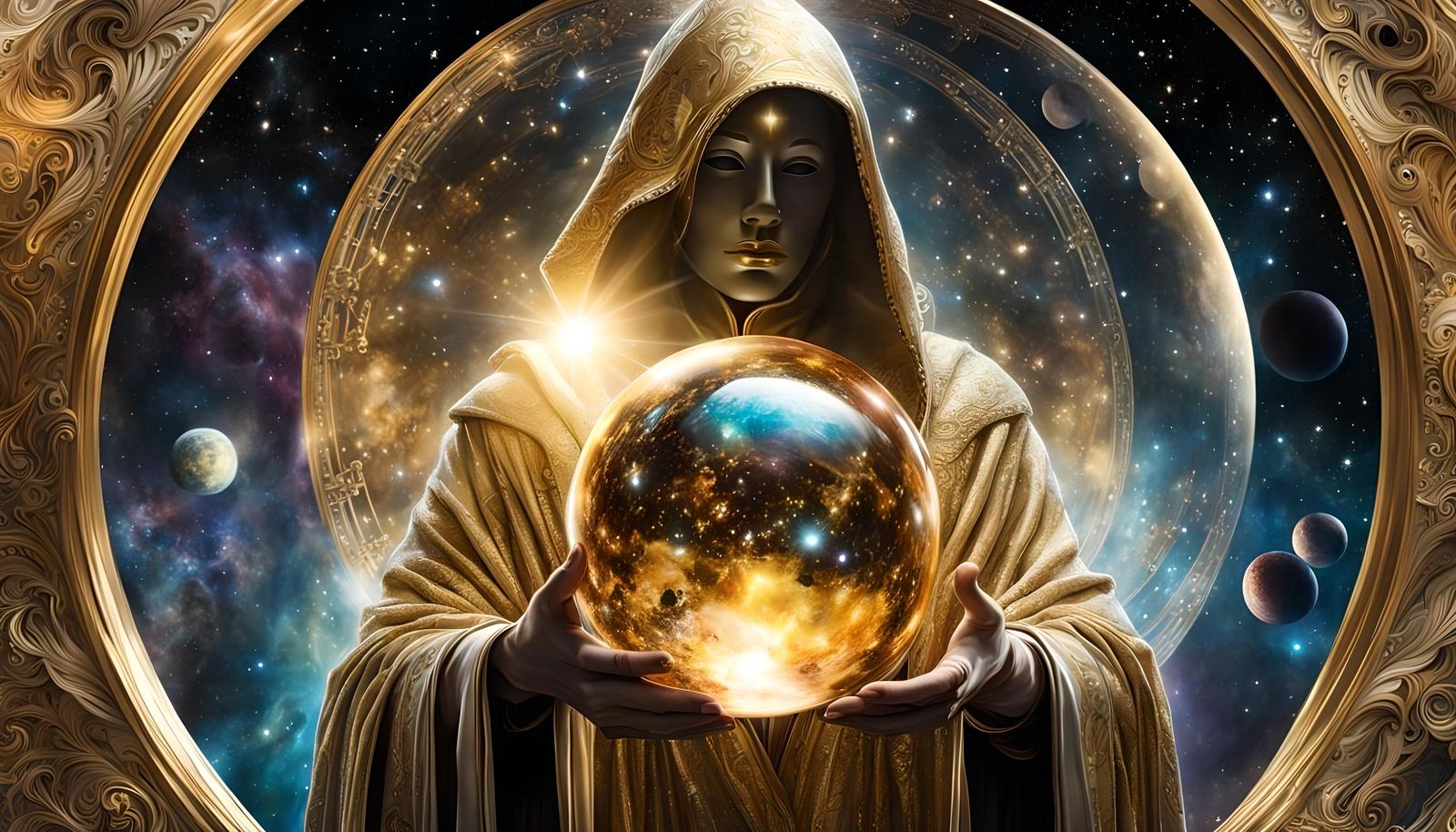 Interstellar Prophet - AI Generated Artwork - NightCafe Creator