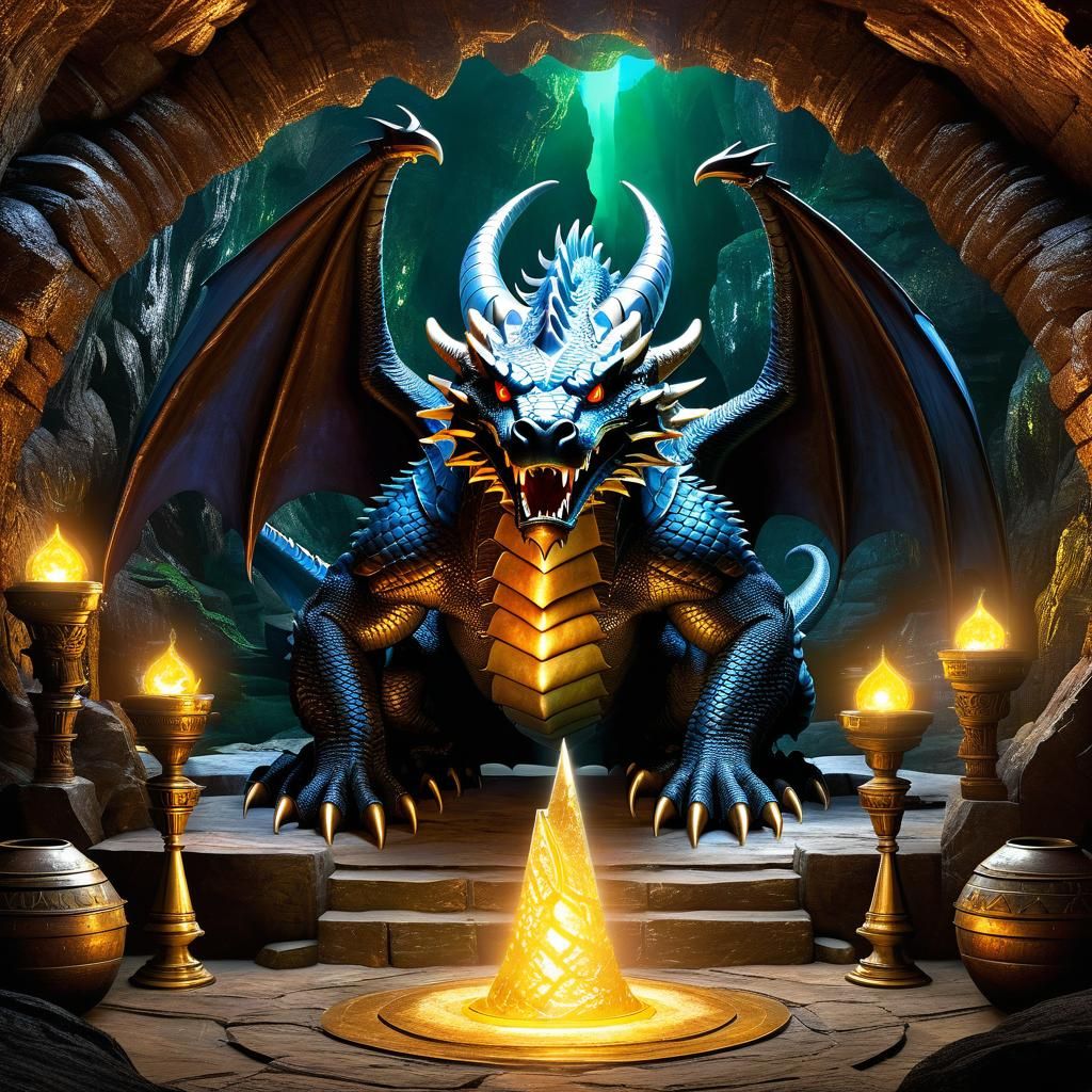 Alchemy and Dragons - AI Generated Artwork - NightCafe Creator