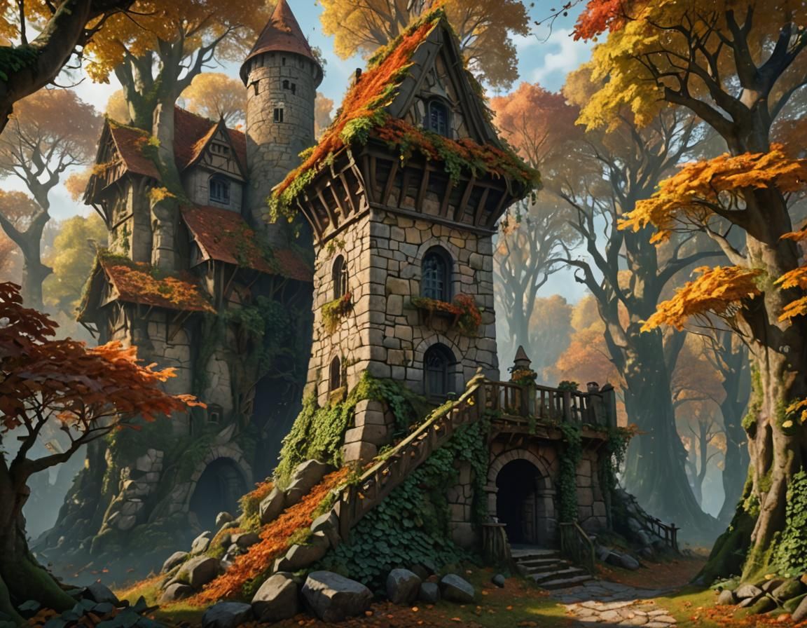 Hermits Retreat - AI Generated Artwork - NightCafe Creator