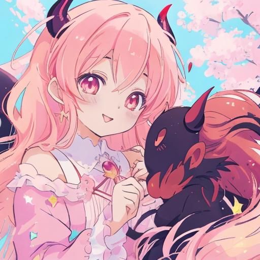 😈 kawaii - AI Generated Artwork - NightCafe Creator