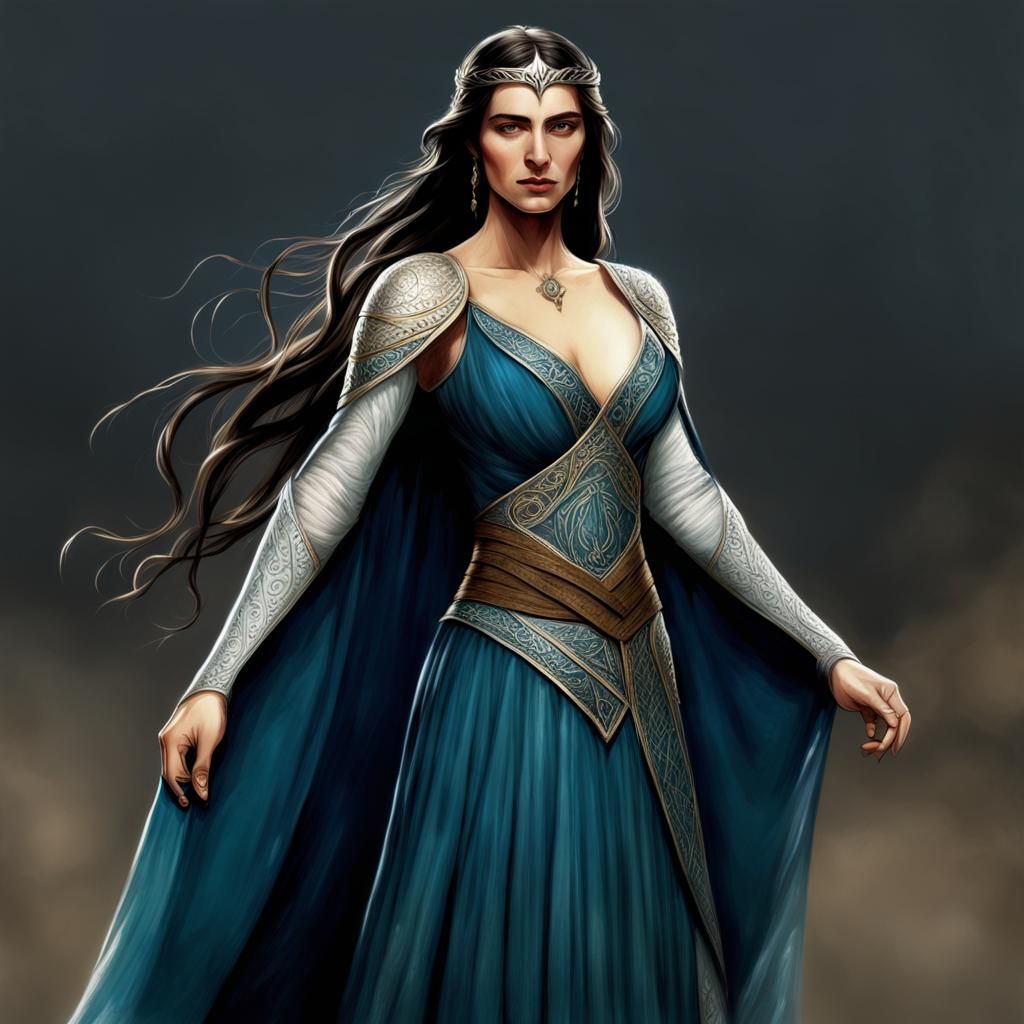 Haleth woman of Haladim (El Silmarillion) - AI Generated Artwork ...