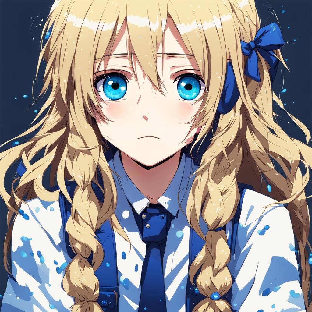 ainanatalia blonde blue eye - AI Generated Artwork - NightCafe Creator