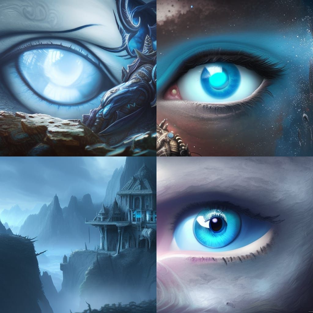 blue eye - AI Generated Artwork - NightCafe Creator